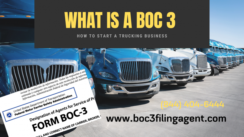 What is BOC-3 | BOC 3 Filing Agent (844) 404-6444